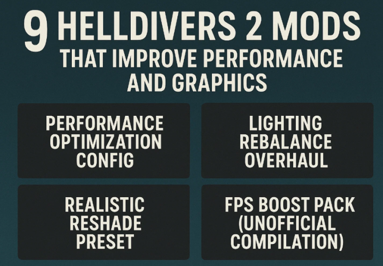 9 Helldivers 2 Mods That Improve Performance and Graphics – GameNexus