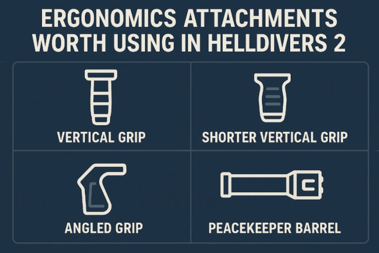 Ergonomics Attachments Worth Using in Helldivers 2 – GameNexus