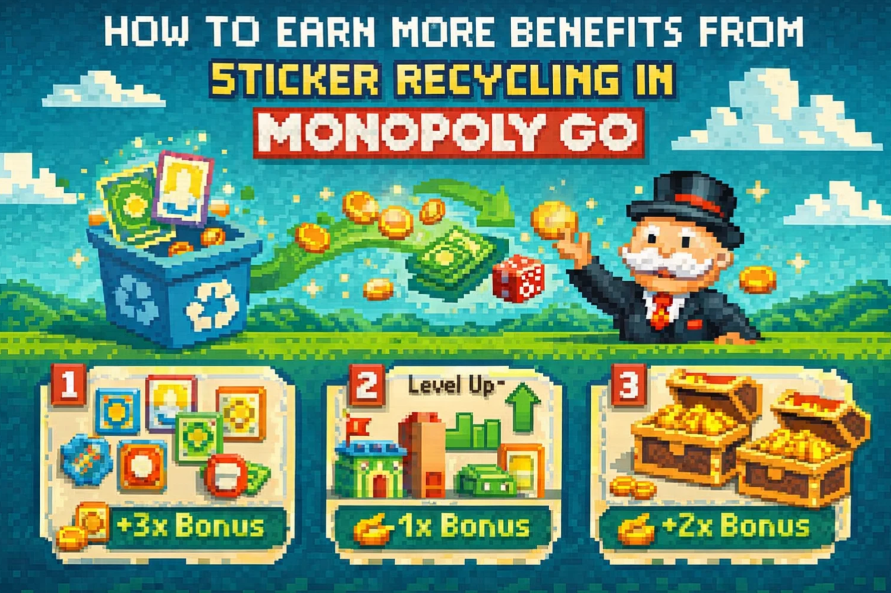 How to Earn More Benefits from Sticker Recycling in Monopoly Go – GameNexus